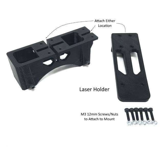 CNC 4 Newbies Front Laser Mounting Kit - J Tech Photonics, Inc.