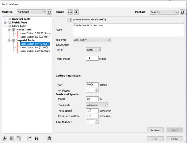 Vectric Laser Module Post Processors - J Tech Photonics, Inc.